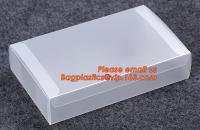 China Clear PVC hard plastic packaging box, PET uv offset printing multicolor transparent gift display design craft plastic bo for sale