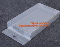 China Clear PVC hard plastic packaging box, PET uv offset printing multicolor transparent gift display design craft plastic bo for sale