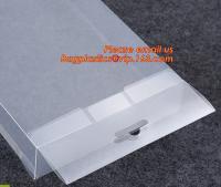 China Clear PVC hard plastic packaging box, PET uv offset printing multicolor transparent gift display design craft plastic bo for sale