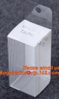 China Clear PVC hard plastic packaging box, PET uv offset printing multicolor transparent gift display design craft plastic bo for sale