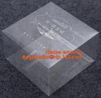 China Oem Clear Plastic Soft Crease Folding box for brush packaging, plastic boxes PVC plastic rectangle fold box packaging PV for sale