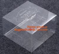 China Oem Clear Plastic Soft Crease Folding box for brush packaging, plastic boxes PVC plastic rectangle fold box packaging PV for sale