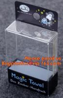 China frosted plastic box with hanging hole, Plastic folding box custom PET/PVC/PS folding box for sale