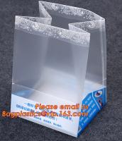 China frosted plastic box with hanging hole, Plastic folding box custom PET/PVC/PS folding box for sale