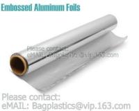 China good quality household aluminium foil rolls and wrapping paper, perforated aluminum foil insulation roll for sale