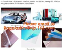 China PE/Polyethylene protection film surface protecting film, transparent PE film coated with acrylic adhesive for sale
