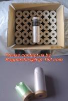 China HDPE auto paint overspray protective masking film overspray masking film, Plastic Pre-taped Masking Film Drop cloth mask for sale