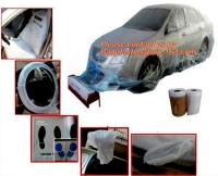 China 5 in 1 clean kits, auto clean kits, auto cleaning kits, Disposable PE Plastic Seat Car Cover Package, 5-in-1 Automotive for sale
