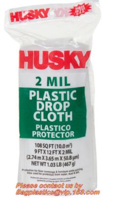 China Plastic protective drop cloth, dust sheet, cover film, drop cloth, PE drop cloth, furniture protective film, furniture for sale