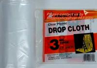 China Plastics pe protective drop cloth, high quality plastic protective drop cloth,dust sheet,cover film for sale