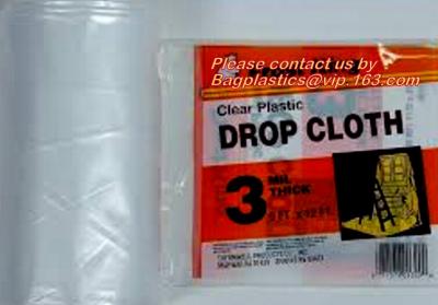 China Plastics pe protective drop cloth, high quality plastic protective drop cloth,dust sheet,cover film for sale