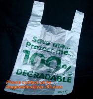 China Customized eco-friendly epi biodegradable t-shirt bag,supermarket polythene bag for sale