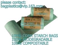 China BIO BAGS, COMPOSTABLE SACKS, oxo-biodegradable bag, Oxo biodegradable garbage bags on roll for sale