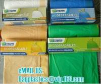 China en13432 corn starch based wholesale biodegradable 100% compostable bags on roll, cornstarch made 100% biodegradable for sale