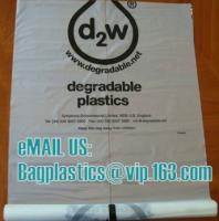 China eco friendly biodegradable plastic compostable garbage bags, cornstarch made 100% biodegradable for sale