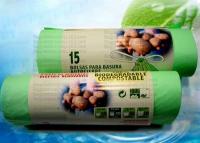 China household compostable bio degradable plastic garbage bag, 100% Compostable Custom linen bag grocery bag for sale