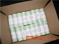 China En13432 certified custom printed wholesale biodegradable compostable plastic pharmacy bag with singlet handle for sale