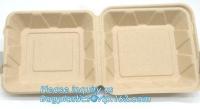 China biodegradable disposable corn starch tray compartment catering tray fruit packaging tray made from cornstarch for sale