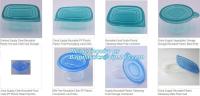 China Biodegradable Disposable Trays, corn starch fast food box, Disposable Biodegradable Blister Round Food Tray for sale