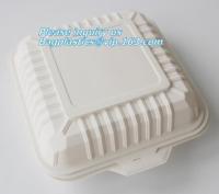 China Corn starch Bio-based Disposable Lunch box, Corn Starch Disposable Food Container, disposable tableware lunch box for sale