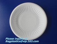 China spoon, folk, knife, tray, disposable plate deli tray, biodegradable breakfast tray, Biodegradable Disposable Food Tray for sale