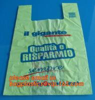 China cornstarch garbage biodegradable kitchen bin liner compostable flat trash bag on roll, ASTM Standard 100% Biodegradable for sale