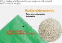 China custom made biodegradable and compostable plastic garbage rolls bags, Compostable hospital resealable bag for sale