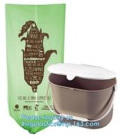 China Compostable Caddy Liners plastic Garbage Bag on Roll, biodegradable compostable garbage bag for construction wastes for sale