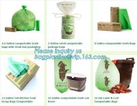 China GUARANTEED LOWEST PRICE! 100% Biodegradable hot sell compostable food waste bag, Compostable Large Rubbish Bag for sale