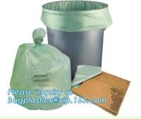 China Biodegradable disposable compostable plastic bag and corn starch bag, Eco friendly biodegradable compostable plastic bag for sale