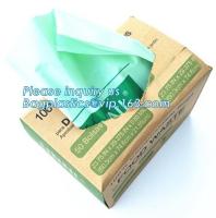 China OEM 100% Compostable Eco Friendly Biodegradable Garbage Bags, 100% biodegradable compostable plastic garbage bags for sale