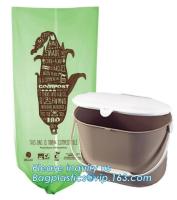 China OEM 100% Compostable Eco Friendly Biodegradable Garbage Bags, 100% biodegradable compostable plastic garbage bags for sale