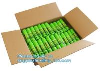China tie top caddy liners, corn starch plastic bag / compost T-shirt bag / 2.5mil thickness plastic bag, durable bags garbage for sale