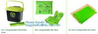 China Eco Friendly Corn Starch Compostable Plastic Bag For Shopping, biodegradable compostable garbage bag for kitchen for sale