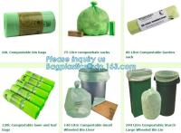 China Eco Friendly Corn Starch Compostable Plastic Bag For Shopping, biodegradable compostable garbage bag for kitchen for sale