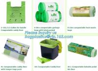 China Eco Friendly Corn Starch Compostable Plastic Bag For Shopping, biodegradable compostable garbage bag for kitchen for sale