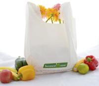 China Customized Compostable Biodegradable Plastic T-shirt Bags, biodegradable compostable vest bags for shopping for sale