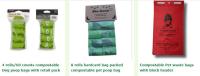 China customized flushable toilet compostable plastic dog poop bag / balloon dog, Compostable Packing Bag, Compostable biodegr for sale