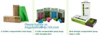 China corn starch plastic bag / compost bag thickness plastic bag, Biodegradable/ Compostable Packaging Bags for sale
