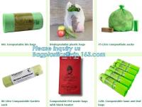 China 100% compostable PE garbage bag, 100% biodegradable and compostable dog waste bag, ECO-friendly high quality compostable for sale