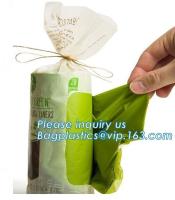 China ECO-friendly high quality compostable towel Packing bags with customized design, t shirt Compostable plastic bag for sale