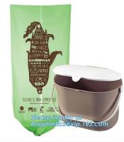 China ECO-friendly high quality compostable towel Packing bags with customized design, t shirt Compostable plastic bag for sale
