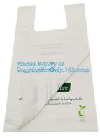 China ECO-friendly high quality compostable towel Packing bags with customized design, t shirt Compostable plastic bag for sale