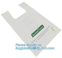 China Biodegradable compostable plastic trash bag, Eco-friendly Compostable bag, Customized 100% Compostable Biodegradable T-S for sale