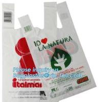China Biodegradable compostable plastic trash bag, Eco-friendly Compostable bag, Customized 100% Compostable Biodegradable T-S for sale
