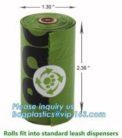 China eco friendly plastic disposable dog poop glove bags, Eco Friendly Biodegradable Scented Colorful Disposable Dog Poop Bag for sale