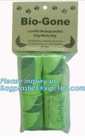 China Biodegradable Plastic Dog Pet Waste Poop Bags, unscented dog poop waste bags with tie handles, custom printed pet clean for sale