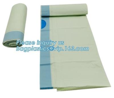 China compostable cornstarch to protect the environment flat bags on roll for food package accept custom design printing for sale