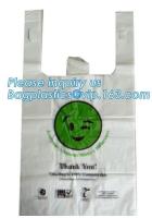 China compostable cornstarch to protect the environment flat bags on roll for food package accept custom design printing for sale