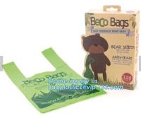 China 100% Eco friendly plastic shopping bags/T-shirt compostable food packaging for supermarkt, disposable plastic garbage ba for sale